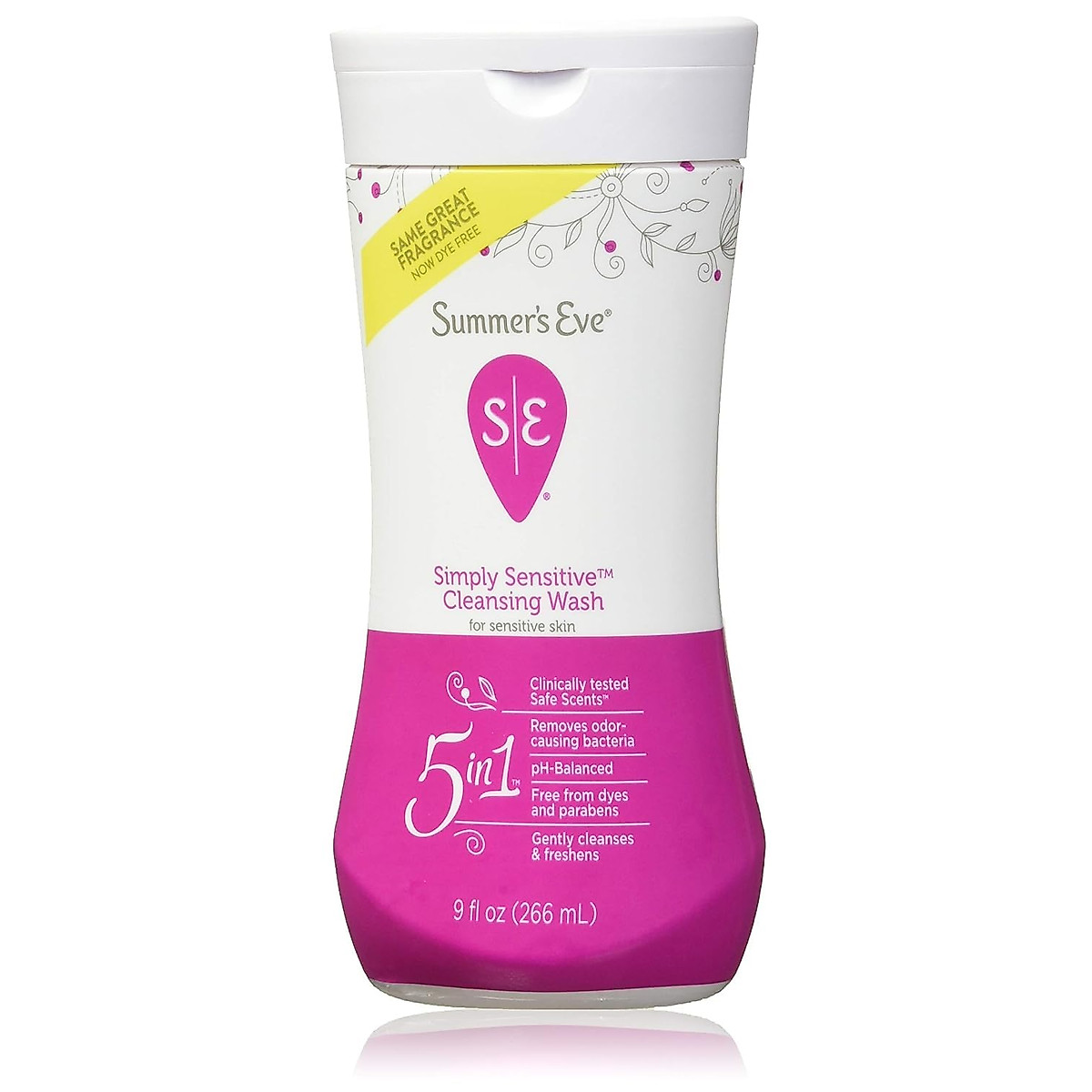 Summer's Eve Cleansing Wash | Simply Sensitive | 9 Ounce | pH-Balanced | Dermatologist & Gynecologist Tested