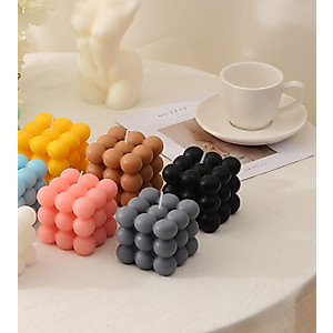 SV7LIU Bubble Soy Wax Scented Candle,2Pcs Decorative Candle for Bedroom Bathroom Cute Bubble Candles Set Gifts for Mother/Friends/Lover