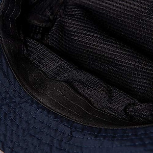 VOBOOM Quick Dry Bucket Hats for Men Outdoor Fisherman Sun Caps (Navy, 7 3/4)