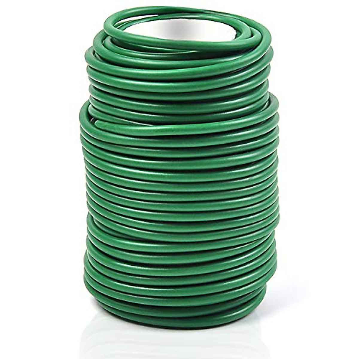 Decoroca Garden Flexible Wire Tie, Soft Twist Plant Ties 65.6' - Green Support Plant Vines for Supporting and Fixing Garden Planting Branches Vines & Stems and Organize Data Wire