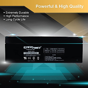ExpertPower® 12 Volt 2.3 Ah Rechargeable Battery // EXP1223
