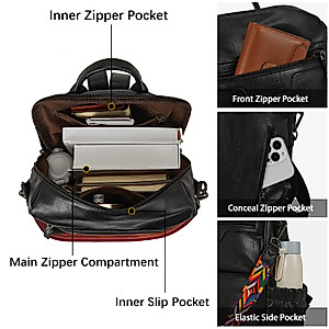 BOSTANTEN Small Wallet For Women ＆ Backpack for women