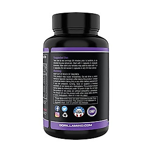 Gorilla Dream Sleep Supplement (120 Capsules) - Nootropic Infused Comprehensive Sleep & Recovery Supplement - GABA, Melatonin, Valerian Root, Magnesium, L-Theanine, Sensoril, Ashwagandha & More