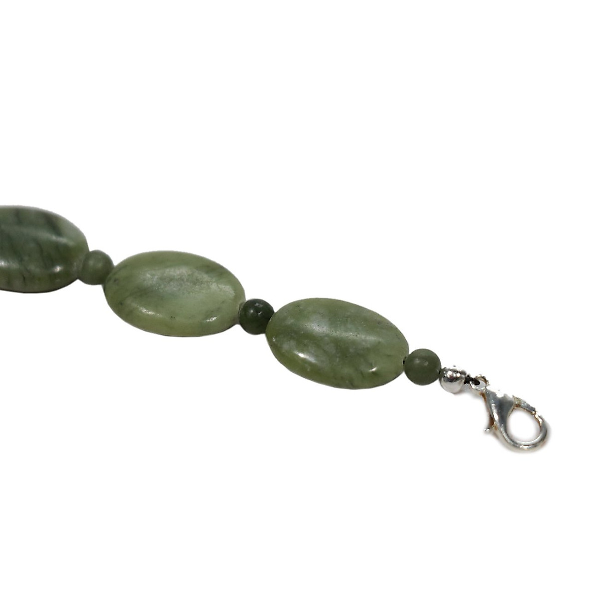 Biddy Murphy, Connemara Marble Bracelet Oval Beads Made in Ireland