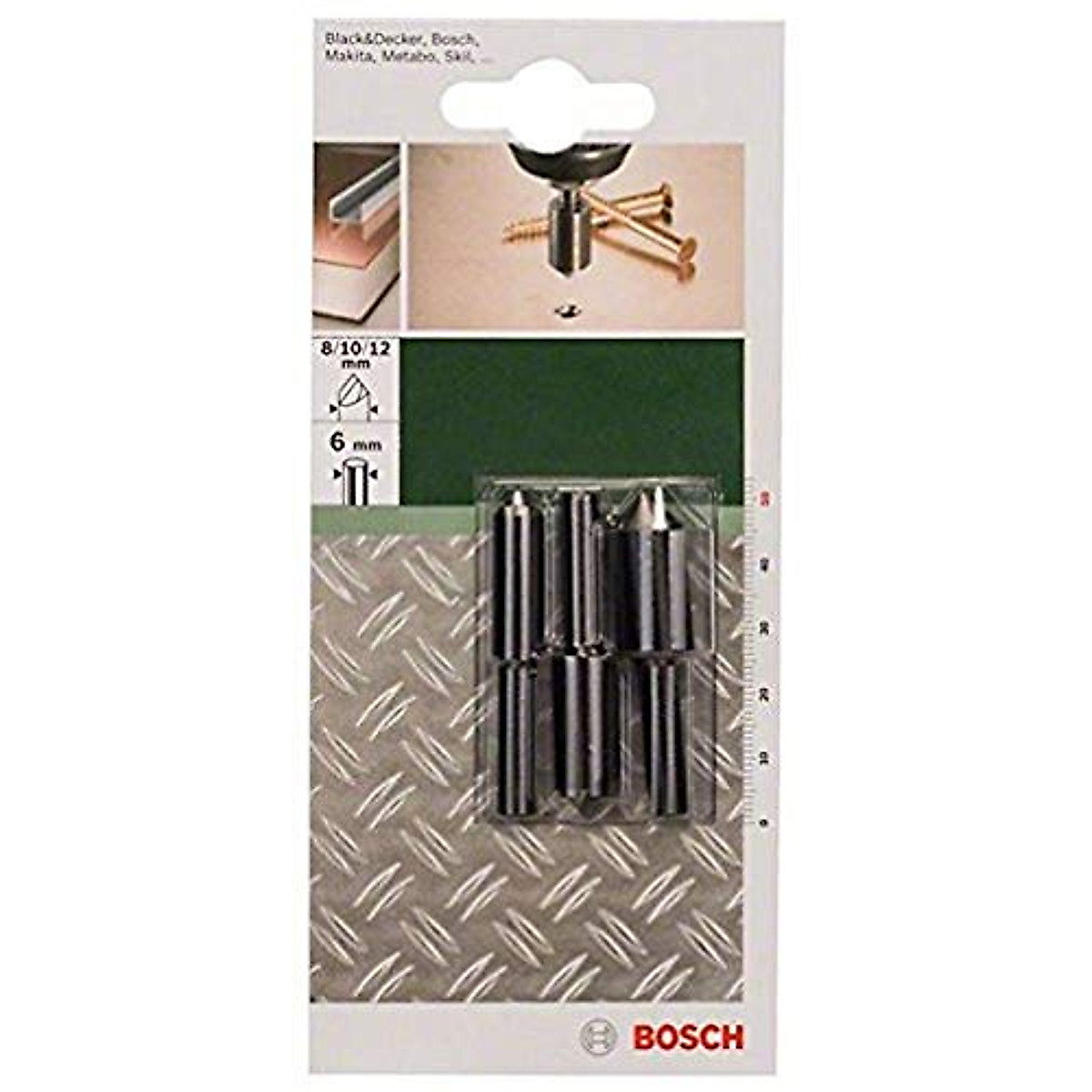 Bosch 2609255124 Countersink 1-Cutting Edge (3 Pieces)