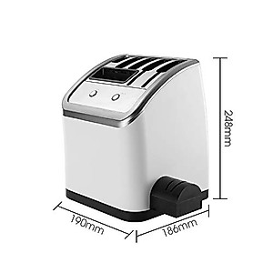 ZUIAI Stainless Steel Kitchen Magnetic Block Holder Set with Sharpener