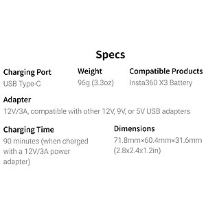 Insta360 X3 Fast Charge Hub
