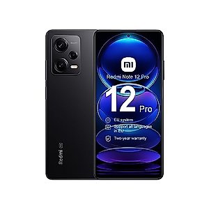 Xiaomi Redmi Note 12 Pro 5G + 4G (128GB + 6GB) Factory Unlocked 6.67" 50MP Triple Camera (Only Tmobile/Metro/Mint USA Market) + Extra (w/Fast Car Charger Bundle) (Midnight Gray)