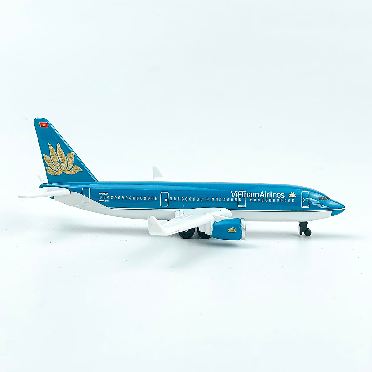 WngAur Vietnam Airplane Model, Die-cast Metal Planes Aircraft Suitable for Collection and Display