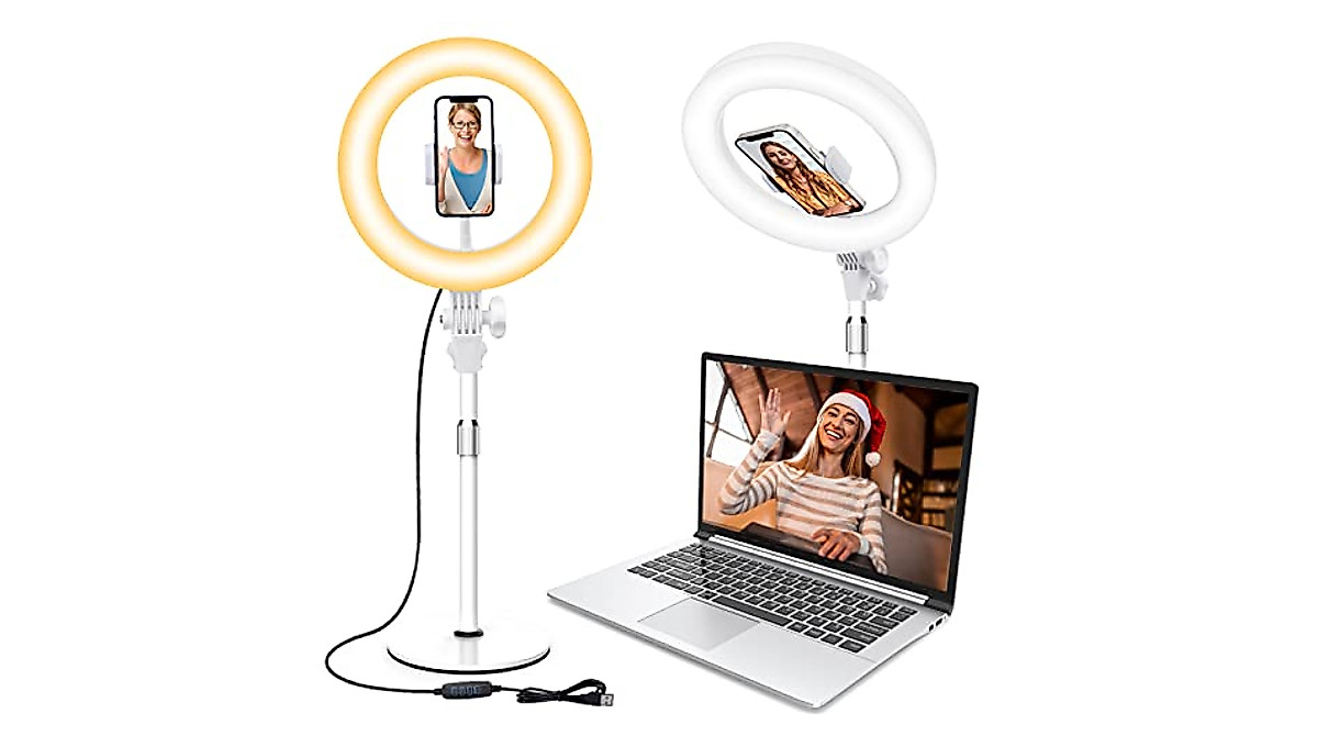 Video Conference Lighting Kit | Selfie Ring Light for Zoom & Streaming