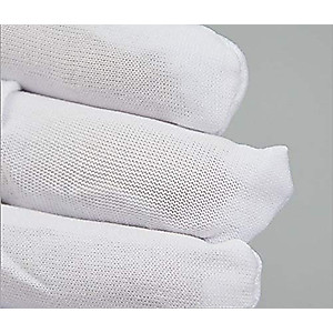 Onwon 100 Pieces Finger Cots Cotton Finger Guards Elastic Fabric Finger Gloves Finger Protection