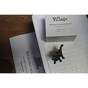 Department 56 56.52302 Village Wrought Iron Park Bench