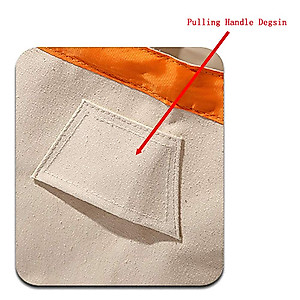 Collapsible Canvas Storage Basket or Bin Toy Organizer for Kids Playroom, Clothes, Children Books, Stuffed Animal (Panda)