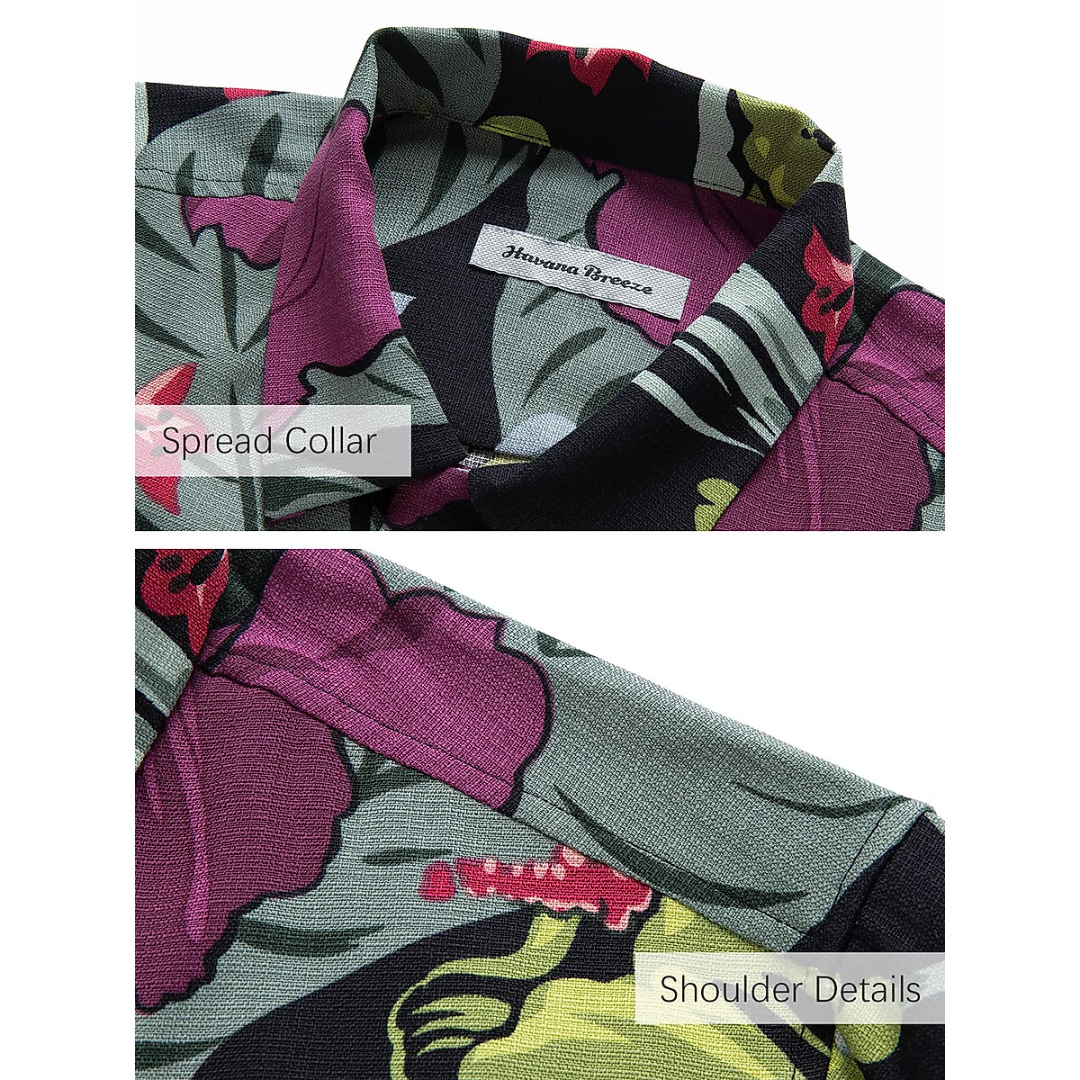 Havana Breeze Men's Hawaiian Button Shirts Breathable & Luxurious Silk Blend Short Sleeve Blouse for Vacation Safflower XXL