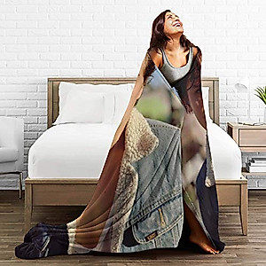CaryJShelby Cole Sprouse Blanket Throw Size Ultra Soft Flannel Fleece All Season Light Weight Living Room/Bedroom Warm Blanket 80"x60"