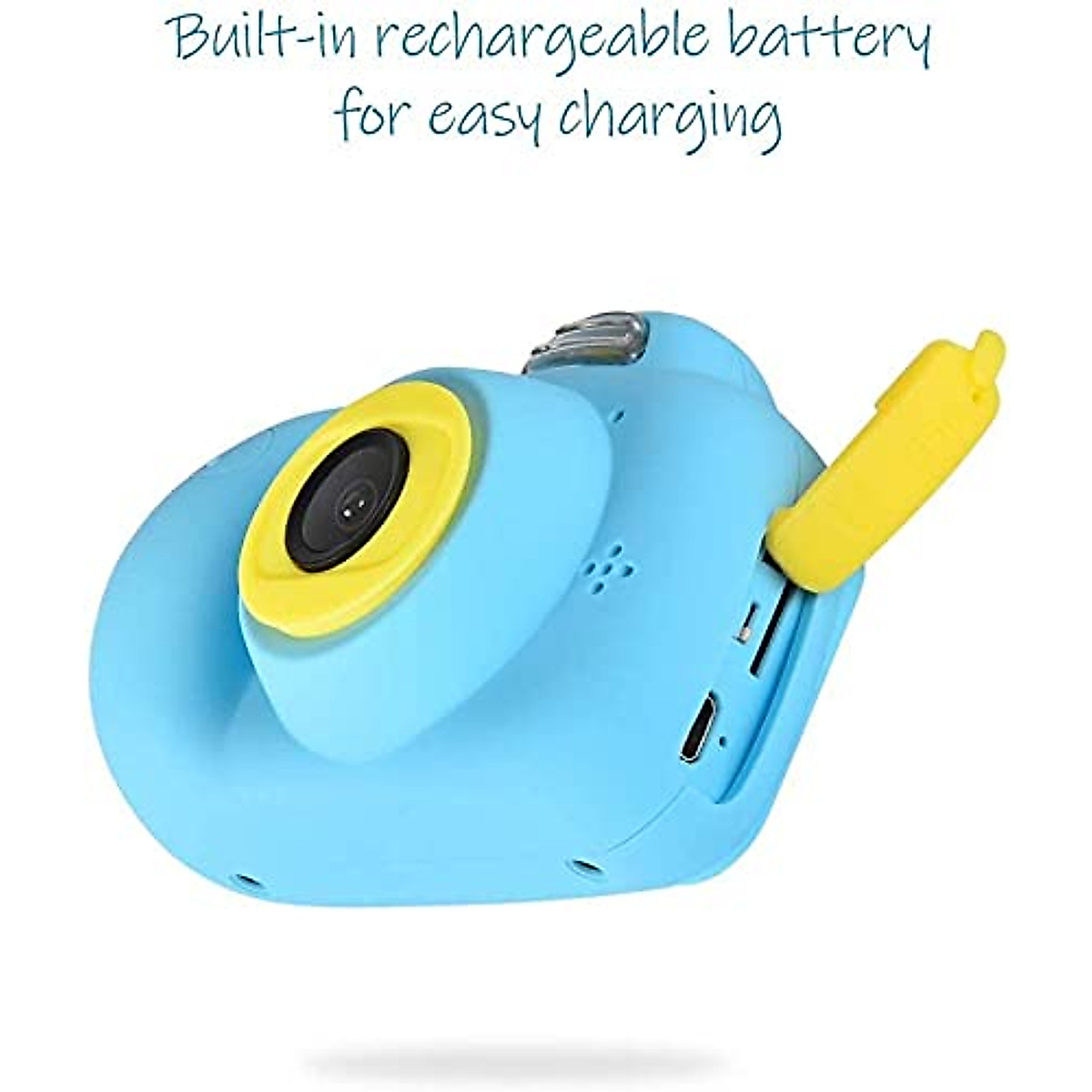 GIENEX Kids Camera for Boys Gifts, 12.0MP Selfie Video Digital Camera with Flash for Children, Shockproof Mini Learning Toy Cameras for Boy Girl Birthday Travel Gifts