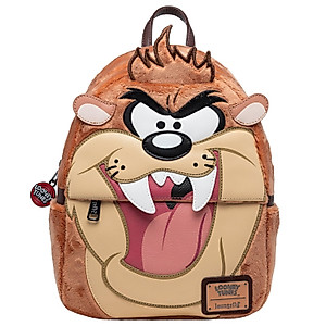 Loungefly Warner Brothers Looney Tunes Tasmanian Devil Plush Cosplay Women's Backpack