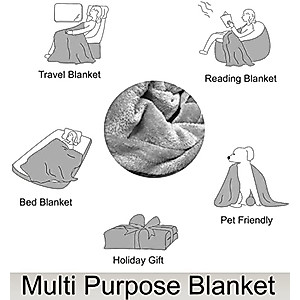 Home Must Haves Ultra Soft Micro Plush Warm Cozy Premium Flannel Bed Sofa Couch Picnic Blanket (Queen 80"x80", Giraffe Skin Print)