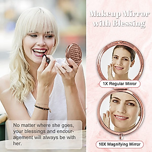 Birthday Gifts For Women, Unique Christmas Gifts for Her Best Friends Mom Grandma Sister Wife, Happy Women Birthday Gift Baskets - Funny Female Wine Tumbler Candle Bracelet Mirror Greeting Card