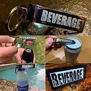 Portable Multi-function Beverage Bottle Opener & Can Opener | Water, Soda, Beer, Etc. | Useful Tool Aid for Hand Arthritis, Nail Protector, Weak Grip, & Phone Cradle