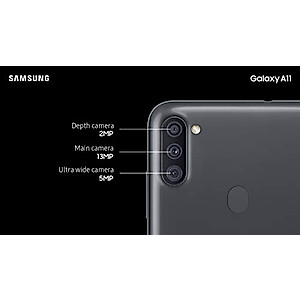 SAMSUNG Galaxy A11 LTE Verizon | 6.4" Screen | 32GB of Storage | Long Lasting Battery | Single SIM | 2020 Model | US Version & Warranty| Black - (SM-A115UZKAVZW)