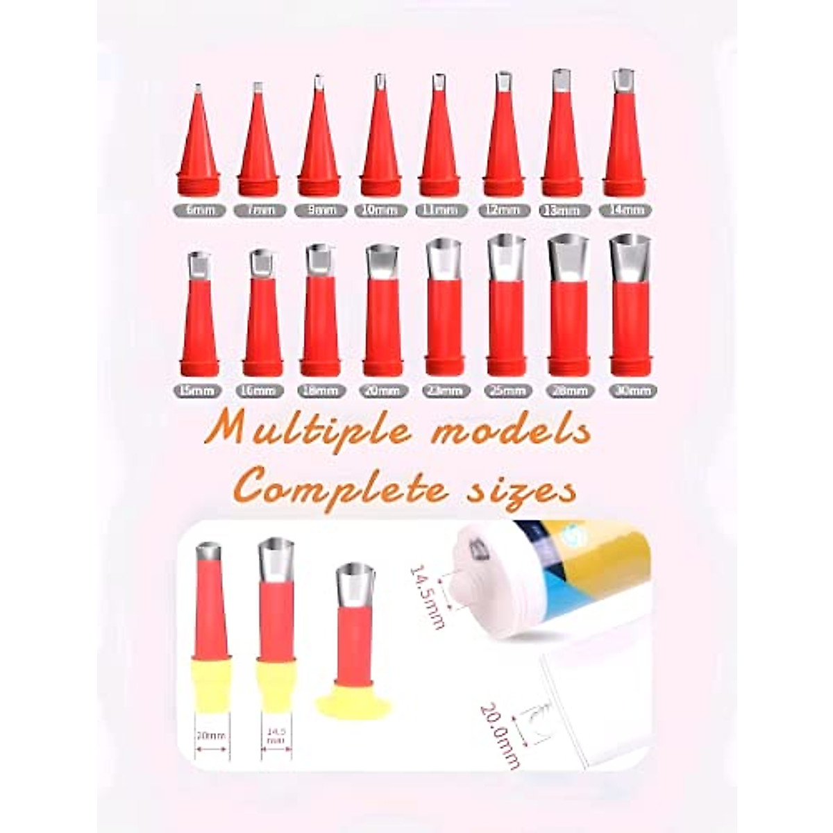 22-Piece Caulking Tips Set, Easy Caulking Finisher Set, Caulking Tools for Kitchen Bathroom Doors and Windows