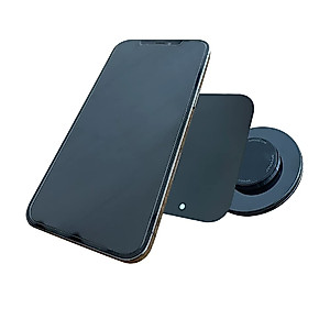 SafeVuu Magnetic Universal Steering Wheel Phone Holder - Perfect Rotating Magnet Mobile Mount for Golf Carts, Trucks, Utility Vehicles, Motor Coaches, GPS Hands - Free Driving