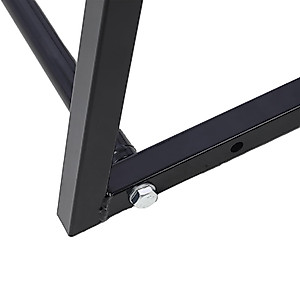 BouPower 64.5 Inches Tire Rack, Tire Storage Rack, Heavy Duty Adjustable Garage Wall Multi-Tire Rack Storage, Load Capacity 400 Lbs, Black Black As Shown