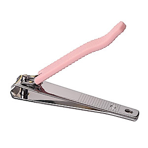 Rocutus 2pcs/set Nail Clippers Set Portable Nail Scissors Toenail Clippers Nail Clippers,Adult Pedicure Nail Clippers,Fingernail Clippers Household Foot Manicure Scissors Manicure Tools (pink)