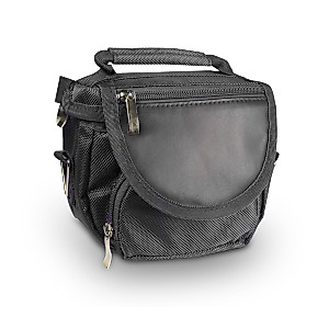 Orzly® Travel & Storage Bag for Nintendo NES Classic Edition (New 2016 Model Mini Version of NES Console) - Fits Console + Cable + 2 Controllers - Includes Shoulder Strap + Carry Handle - Black