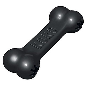 Kong Dog Goodie Bone Extreme (Large Pack of 2, Black)