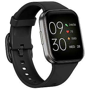 Fitness Tracker Heart Rate Monitor Blood Pressure Watch Pedometer Waterproof Blood Oxygen Monitor Sleep Step Counter Sport Wrist Watch for Women Men Smartwatch for Android Phones Compatible iPhone