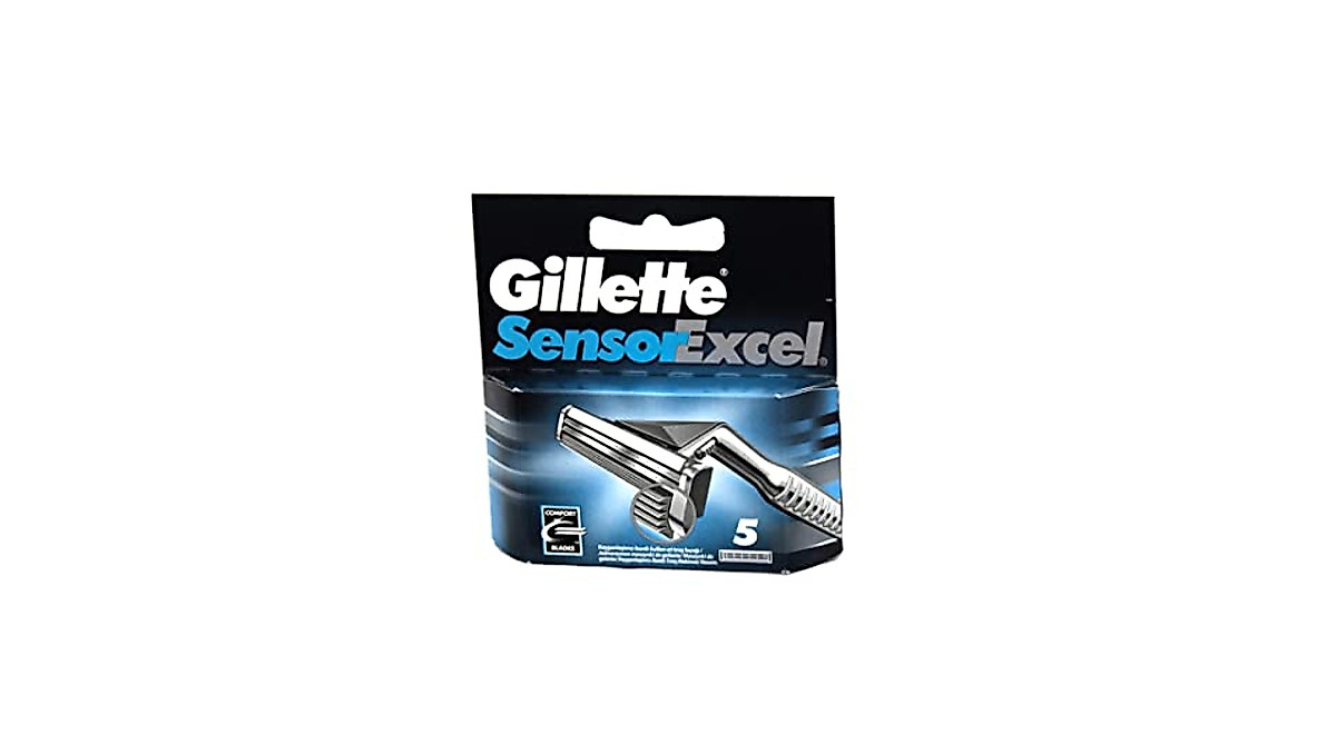 Gillette Sensor Excel Blades 5-Count | Smooth, Close Shave