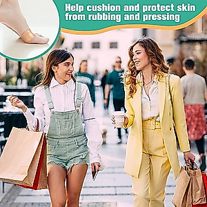 Blister Bandages, Blister Pads Gel Blister Cushions, Blisters Pads, Hydrocolloid Seal Adhesive Bandages for Fingers, Toes, Heel Blister Prevention, Waterproof, Ultra-Thin 16Pcs