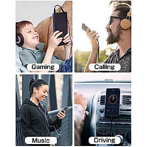 USB C to 3.5mm Aux Headphones Jack Adapter, Type C to Headphones Audio Adapter with DAC Chip for Pixel 4 3 2 XL, Samsung 22 Galaxy S22/S21 Ultra Note 20/10 S10 S9 Plus,ipad Pro/Air(Black)