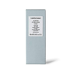 [ Comfort Zone ] Active Pureness Mask, Mattifying Clay Face Mask, Absorb And Minimize The Appearance Of Pores, 2.02 Fl. Oz.