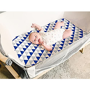 Bassinet Bed Sheets – Premium Bassinet Fitted Sheets 4 Pack – 100% Jersey Knit Cotton Cradle Sheets – Bassinet Bedding for Standard Size Oval or Halo Bassinet Pads – Bassinet Sheet for Boy & Girl