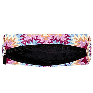 Ethnic Style Floral Pencil Bag Pen Case Stationary Case Pencil Pouch Desk Organizer Makeup Cosmetic Bag for School Office