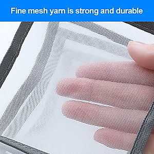 2 Pack 7 Grids Wardrobe Clothes Organizer Washable Foldable Visible Clothes Drawer Mesh Separation Organizer for Underwear, Jeans, Socks, T-shirts, Scarves, Leggings, Skirts