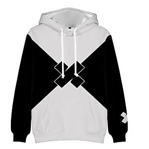 WYLINGER XPLR Maroon Letterman Cosplay Merch Buttons hooded Sam and Colby Hoodies Winter Men/Women Sweatshirt (1,xxxl)