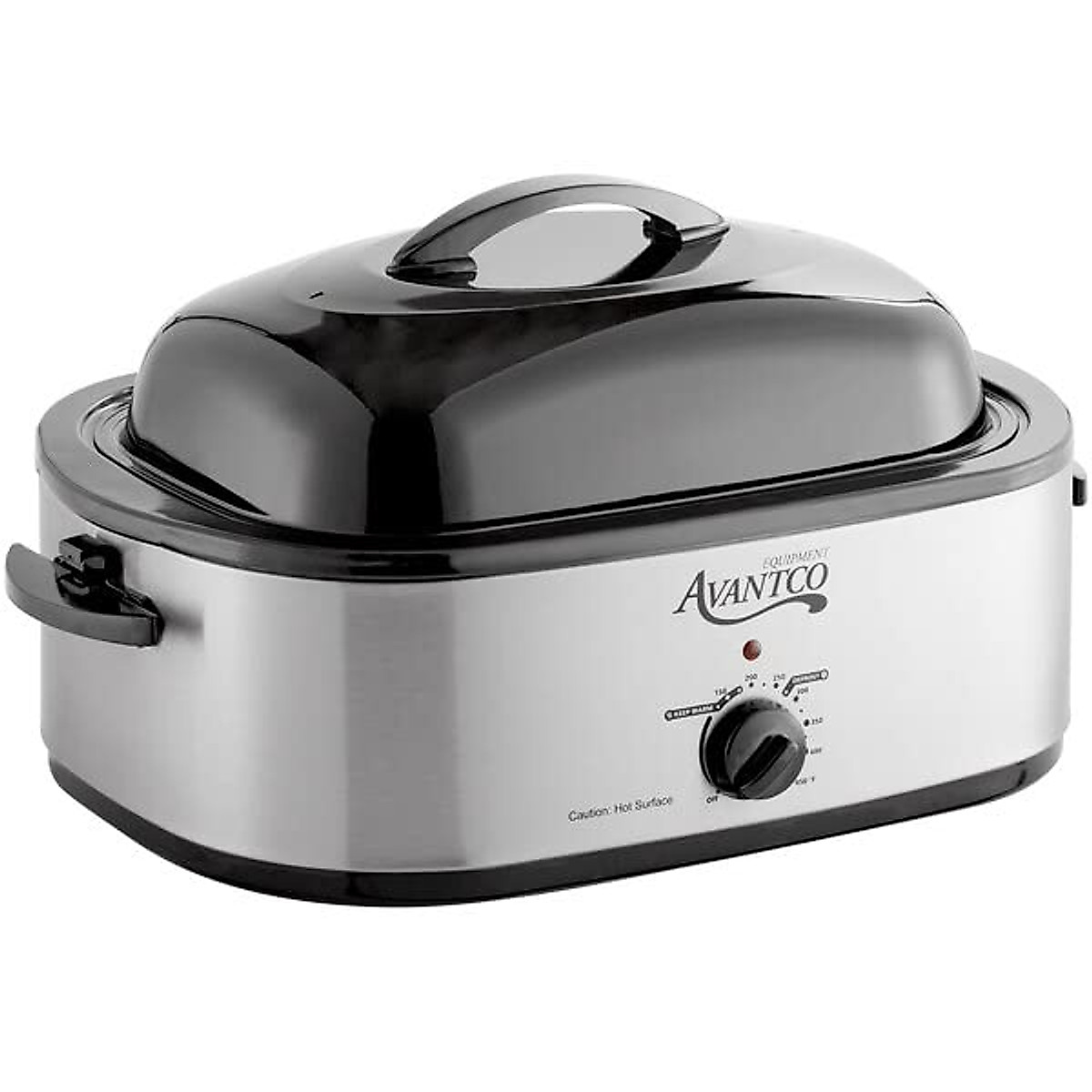 Avantco ACR18SS 18 Qt. Countertop Roaster Oven/Warmer - 120V, 1450W
