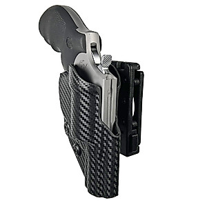 OWB Concealment IDPA - Outside The Waistband Holster - fits Taurus 856 2'' (Carbon Fiber, Right)