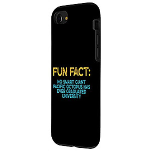 iPhone SE (2020) / 7 / 8 No Giant Octopus Graduated Uni Funny Animal Pun Humor Case