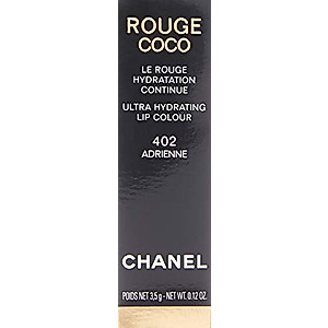 Chanel Rouge Coco Ultra Hydrating Lip Color # 402 Adrienne Lipstick for Women, 0.12 Ounce
