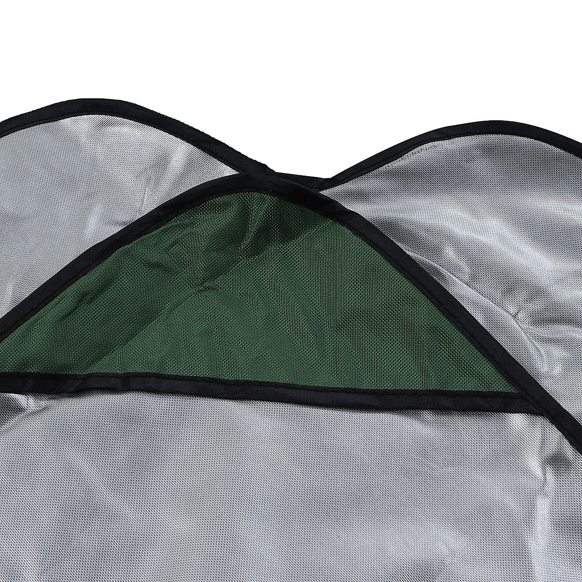 2-Seat Porch Swing Canopy Replacement Waterproof Swing Top Cover Garden Swing Seat Replacement Canopy for Outside, Backyard, Garden(Dark Green)