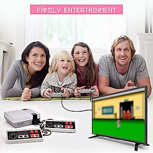 Zeion Classic Retro Game Console - Retro Game Console Mini Video Game Consoles with 620 Games for Handle Gaming with 2 Controllers