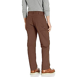Amazon Essentials Men's Carpenter Pants with Tool Pockets, Brown, 31W x 30L