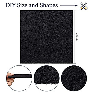 16 Pieces Compost Bin Filters Kitchen Compost Charcoal Filters Refills Replacement Filters for Kitchen Compost Bucket Pail Countertop Bins Filter, Square