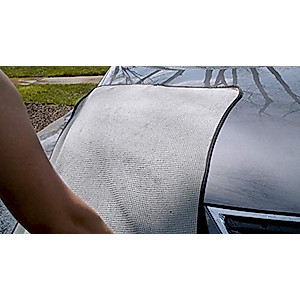 303 Products Waffle Weave Drying Towel - Premium and Ultra Absorbent - Safely Dries Paint Without Scratching - Perfect for Use After Car Wash, 1 Pack (39015)