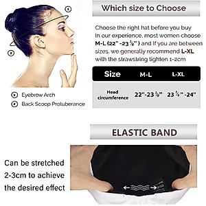 Ruphedy Newsboy Cap for Women Summer Chemo Headwear Hair Loss Cancer Hat with Brim (White)